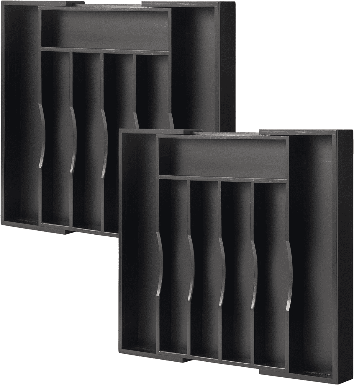 Kitchen Acacia Silverware Organizer, Kitchen Drawer Organizer - Extra ...