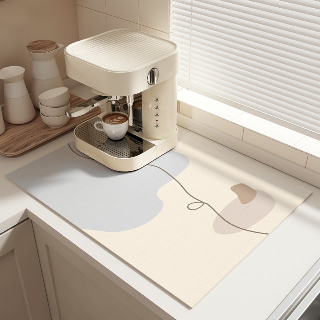 Kitchen Accessories Absorbent\tKitchen\tDish Drying Mat Coffee Table ...