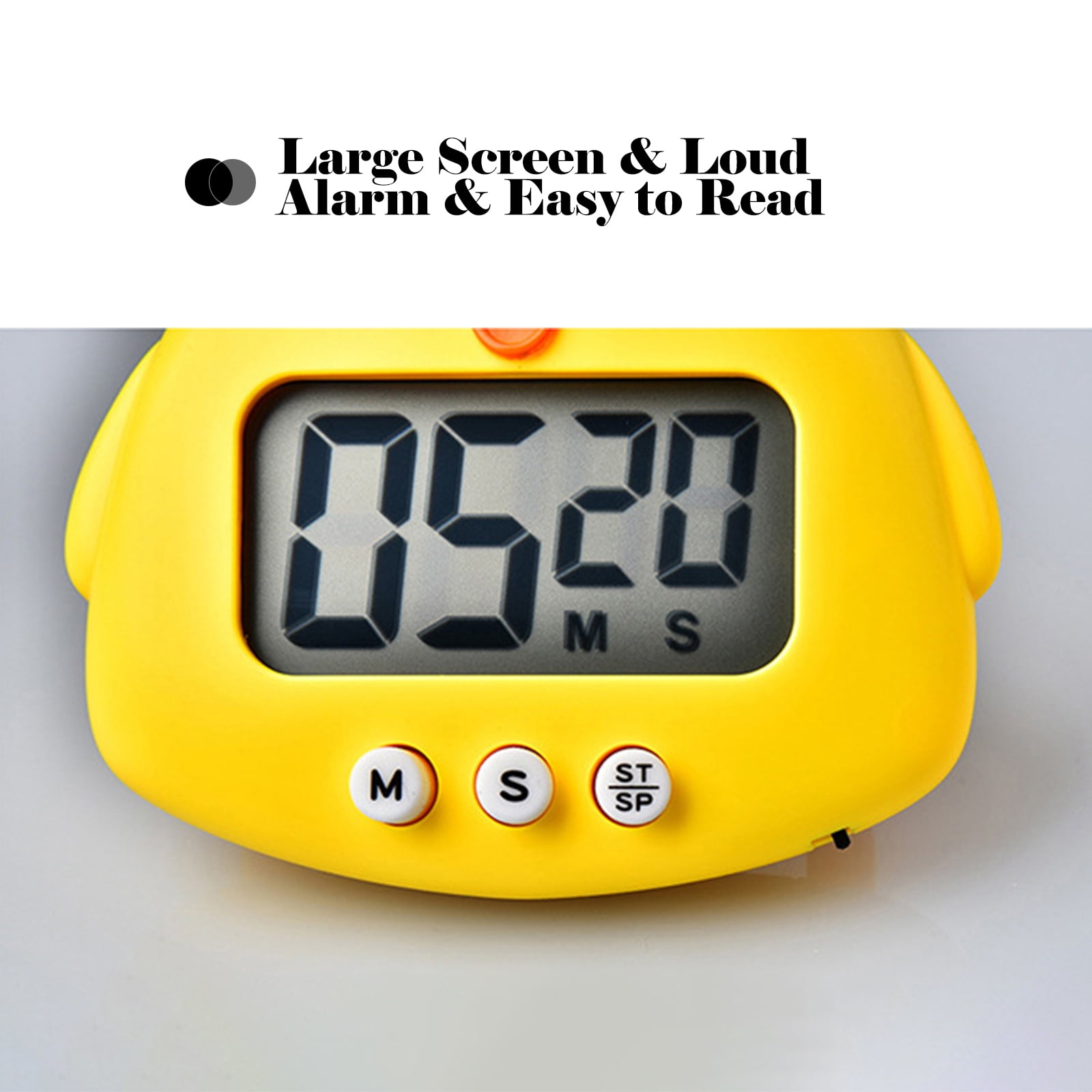 Kitchen ,Alarm Screen Clock Loud Alarm Screen Stand Loud Alarm Clock ...