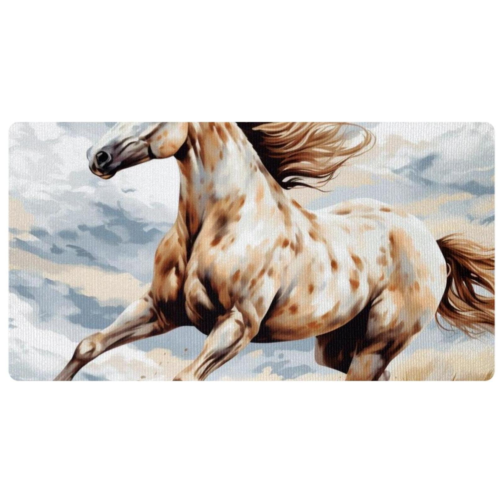 Kitchen Anti Fatigue Mat, Horse Non Skid Cushioned Kitchen Mats and ...