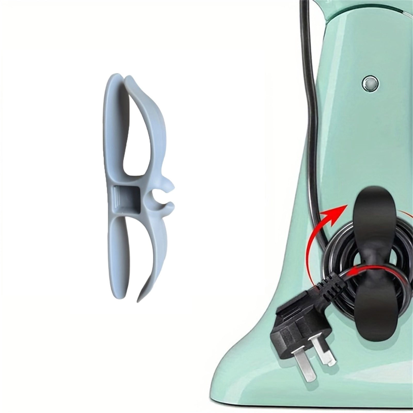 Kitchen Appliance Cord Organizer - No-Drill Adhesive Cord Winder ...