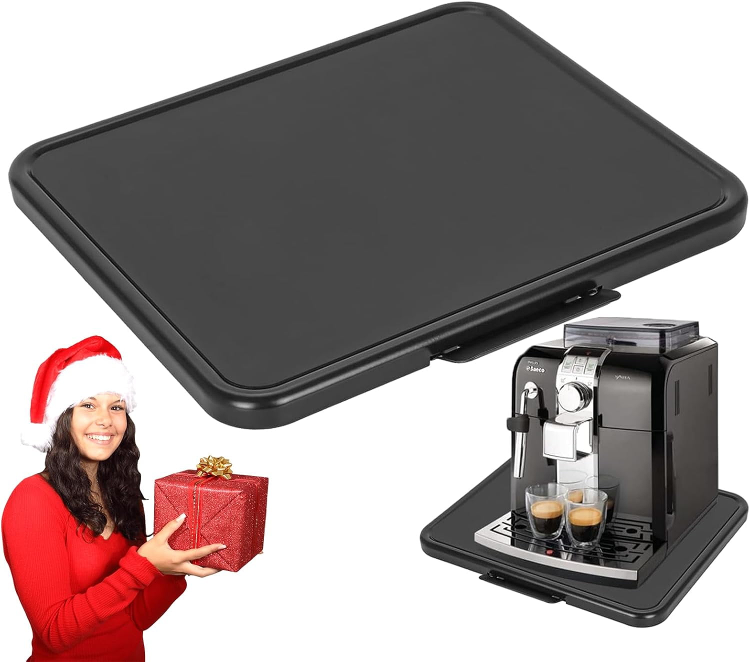 Kitchen Appliance Sliding Tray - Coffee Maker Sliding Caddy with ...