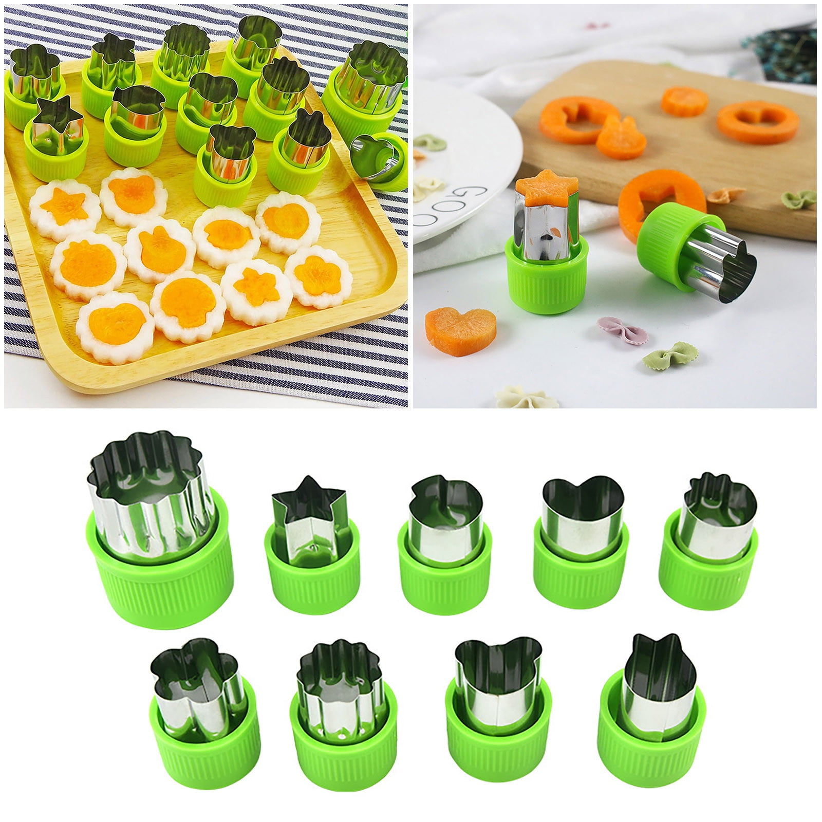 Kitchen Appliances 2024 9 Piece Vegetable Fruit Shape Switcher Set ...