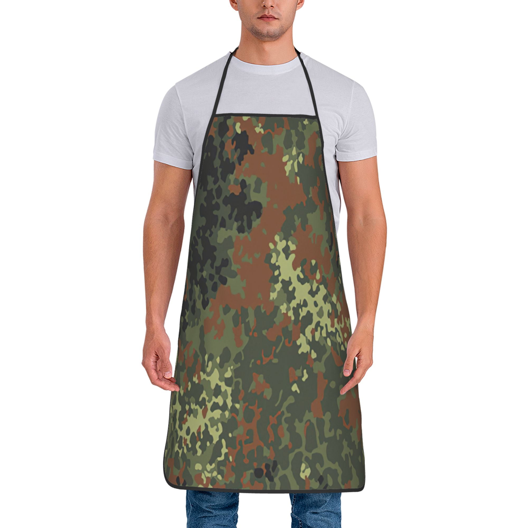 Kitchen Aprons German Bundeswehr Flecktarn Camo - Apron For Cooking ...