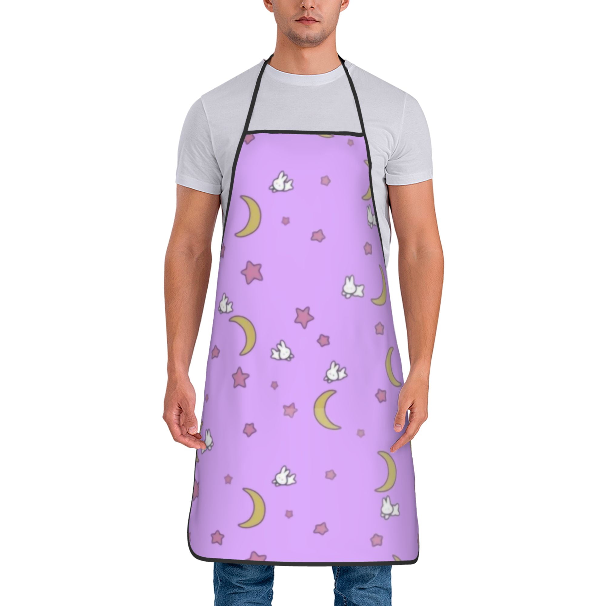 Kitchen Aprons Rabbit Of The Moon Apron For Cooking Painting Bbq ...