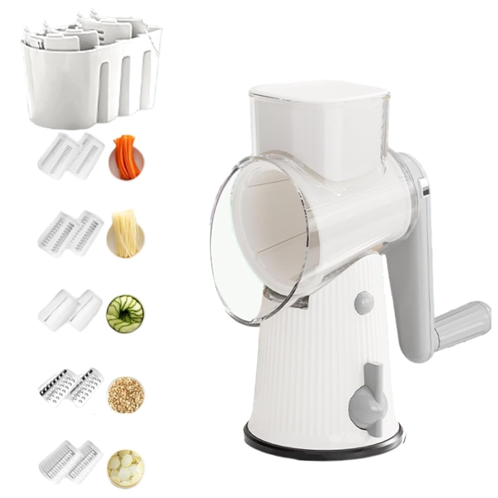 Kitchen Artifact 5 in 1 Food Chopper, Grader, 3 in 1 Vegetable Grater ...