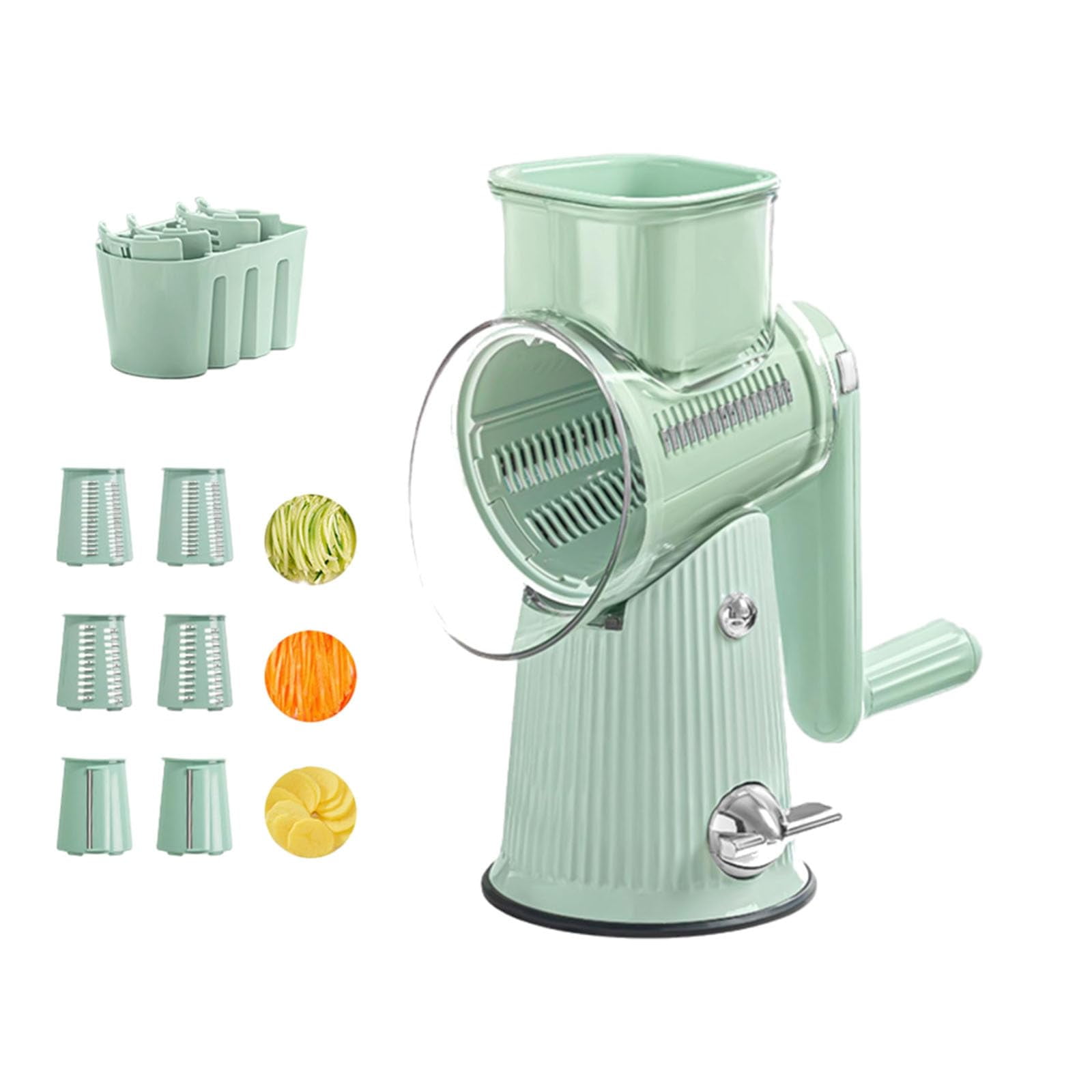 Kitchen Artifact 5 in 1 Food Chopper, Grader, 3 in 1 Vegetable Grater ...