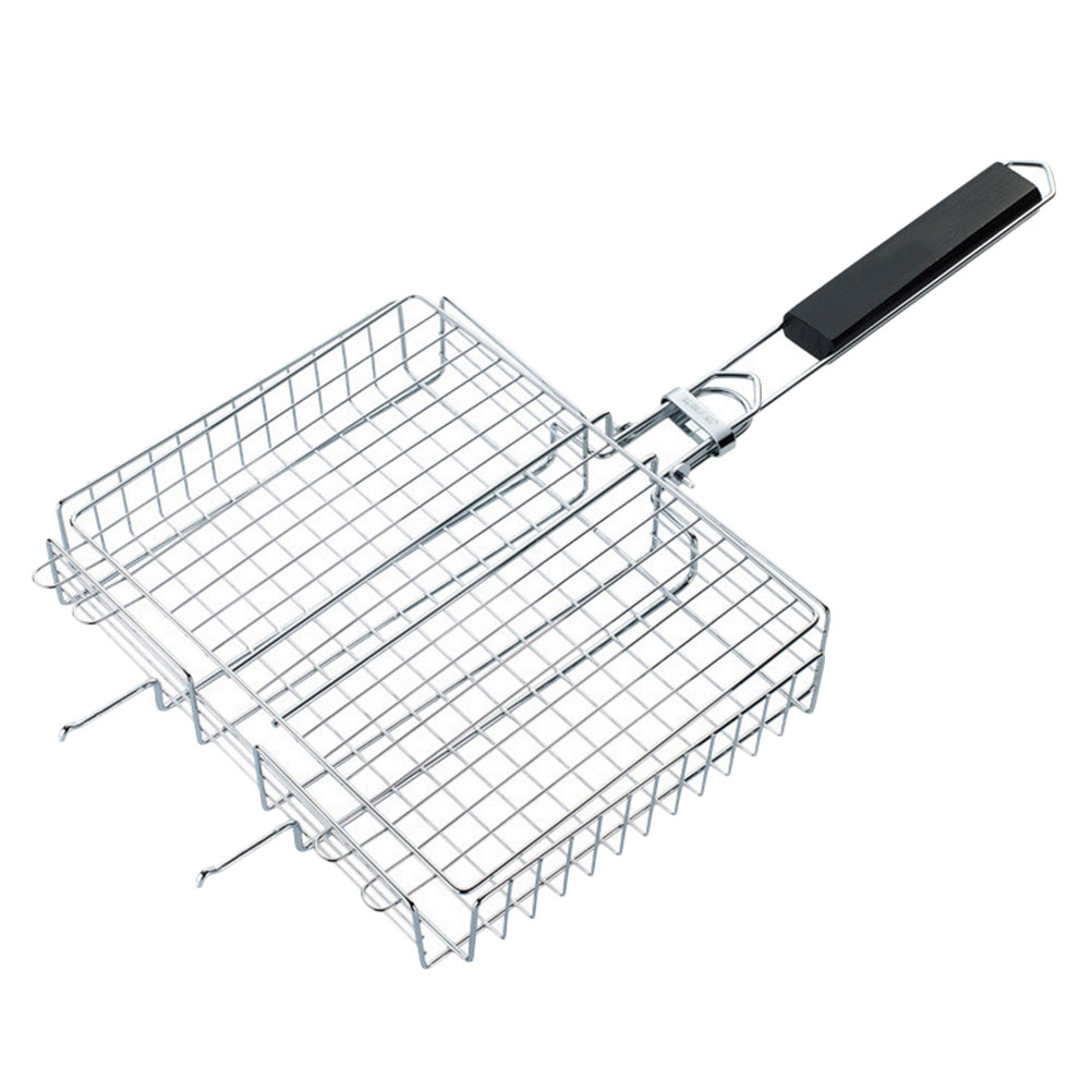 Kitchen BBQ Grill Barbecue Mesh Clamp Tool Griddle Pans Hotpot Cooker ...