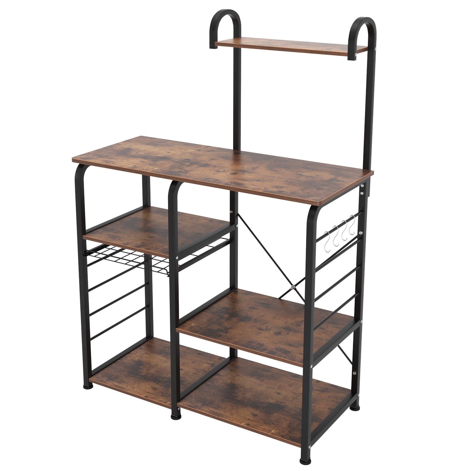 Kitchen Bakers Rack,Microwave Cart Coffee Station, Utility Microwave ...