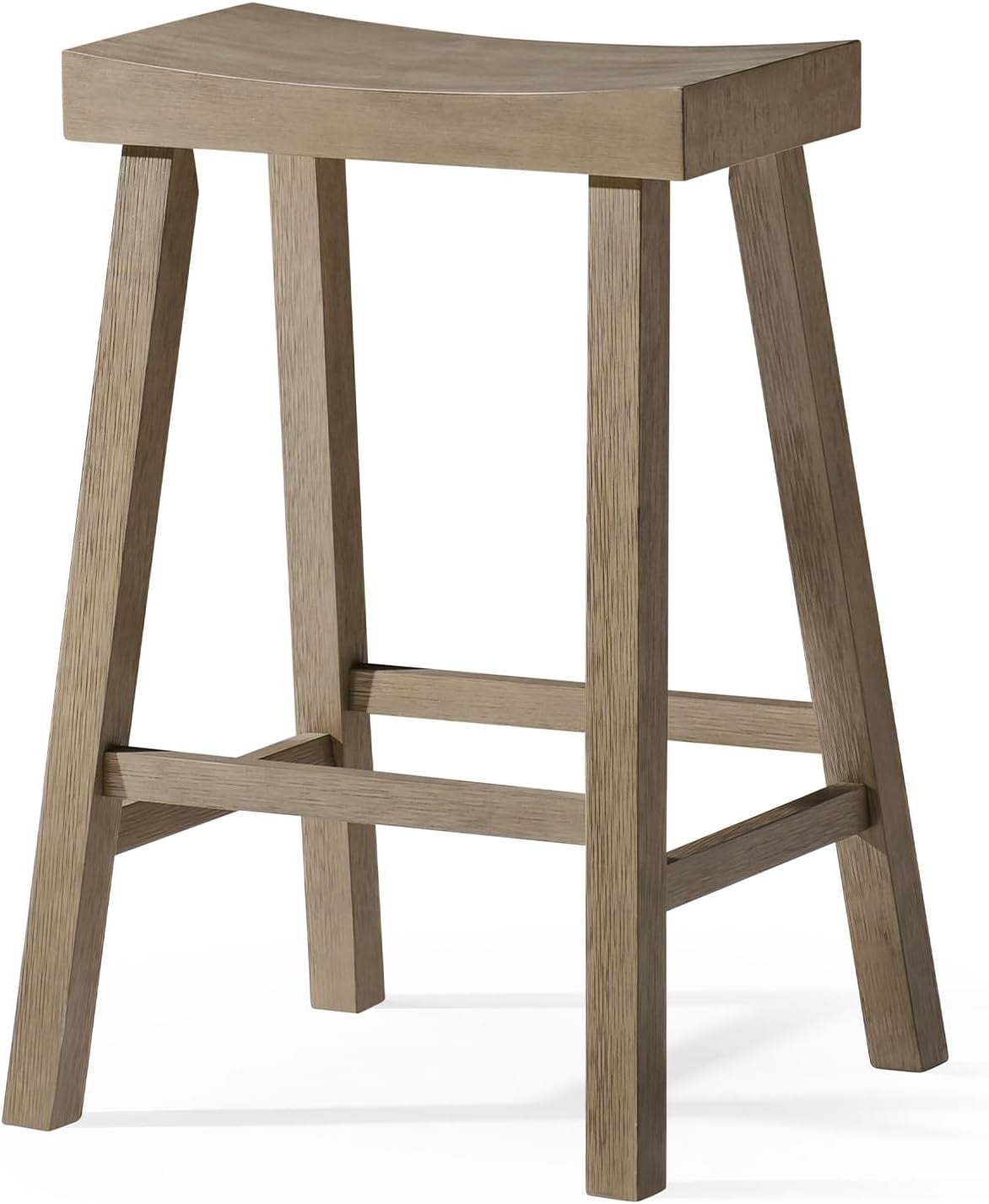 Kitchen Bar Stool, Modern Farmhouse Wood Counter Barstool, Kitchen ...