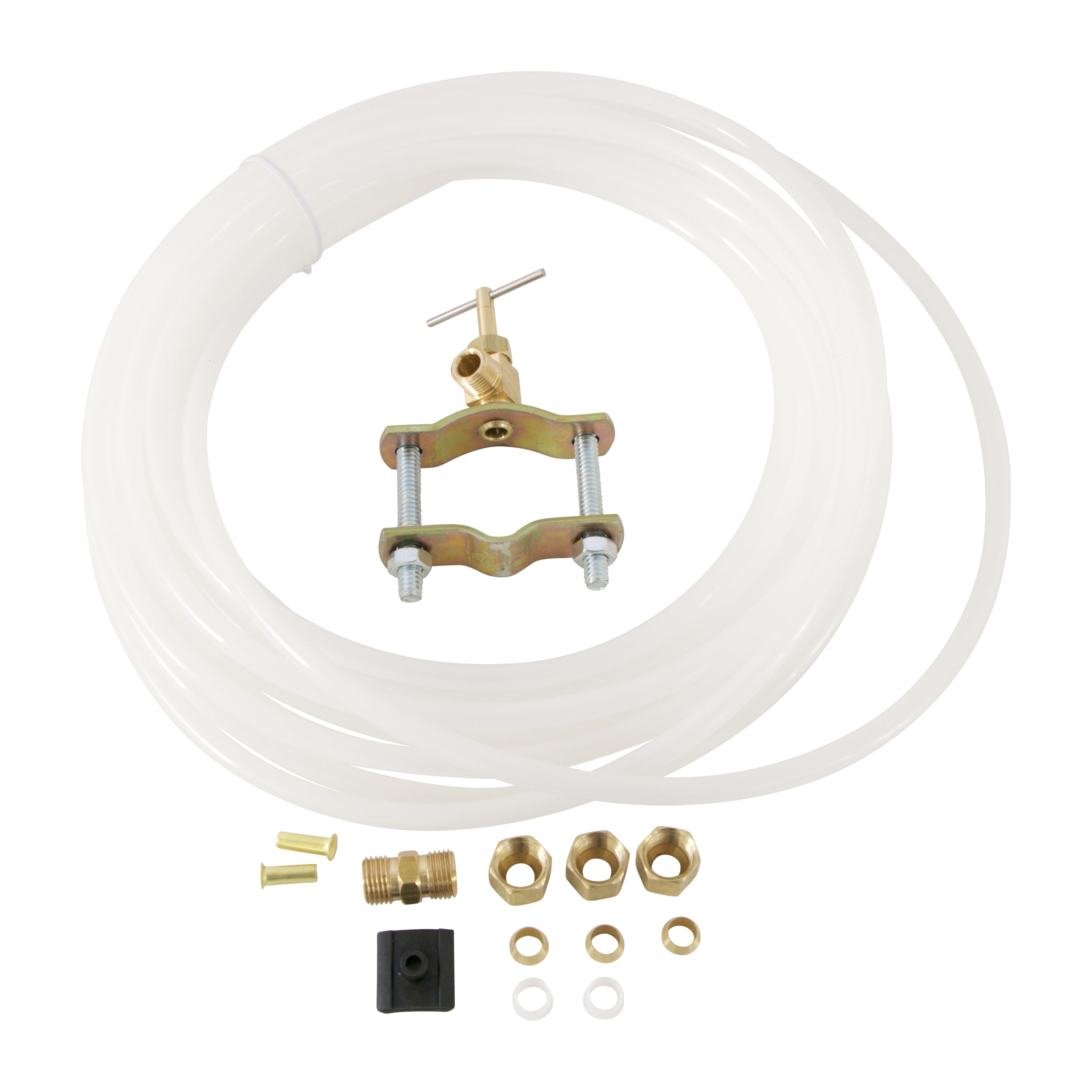 Kitchen Basics 101 Refrigerator Water Line Kit, 1/4” x 25’ Poly Tubing ...