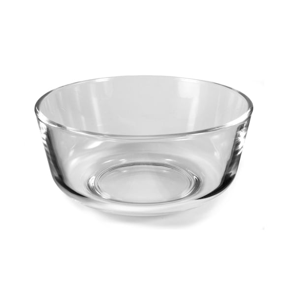 Kitchen Basics 7-inch Glass Bowl - 40.5oz, Sleek & Durable Soda-Lime ...