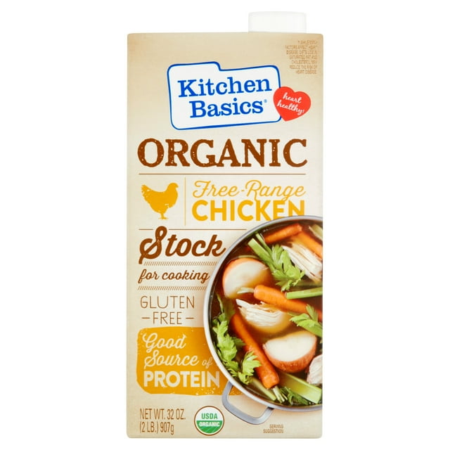 Kitchen Basics Broth Free Rnge Chix Org,32 Oz (Pack Of 12) - Walmart.com