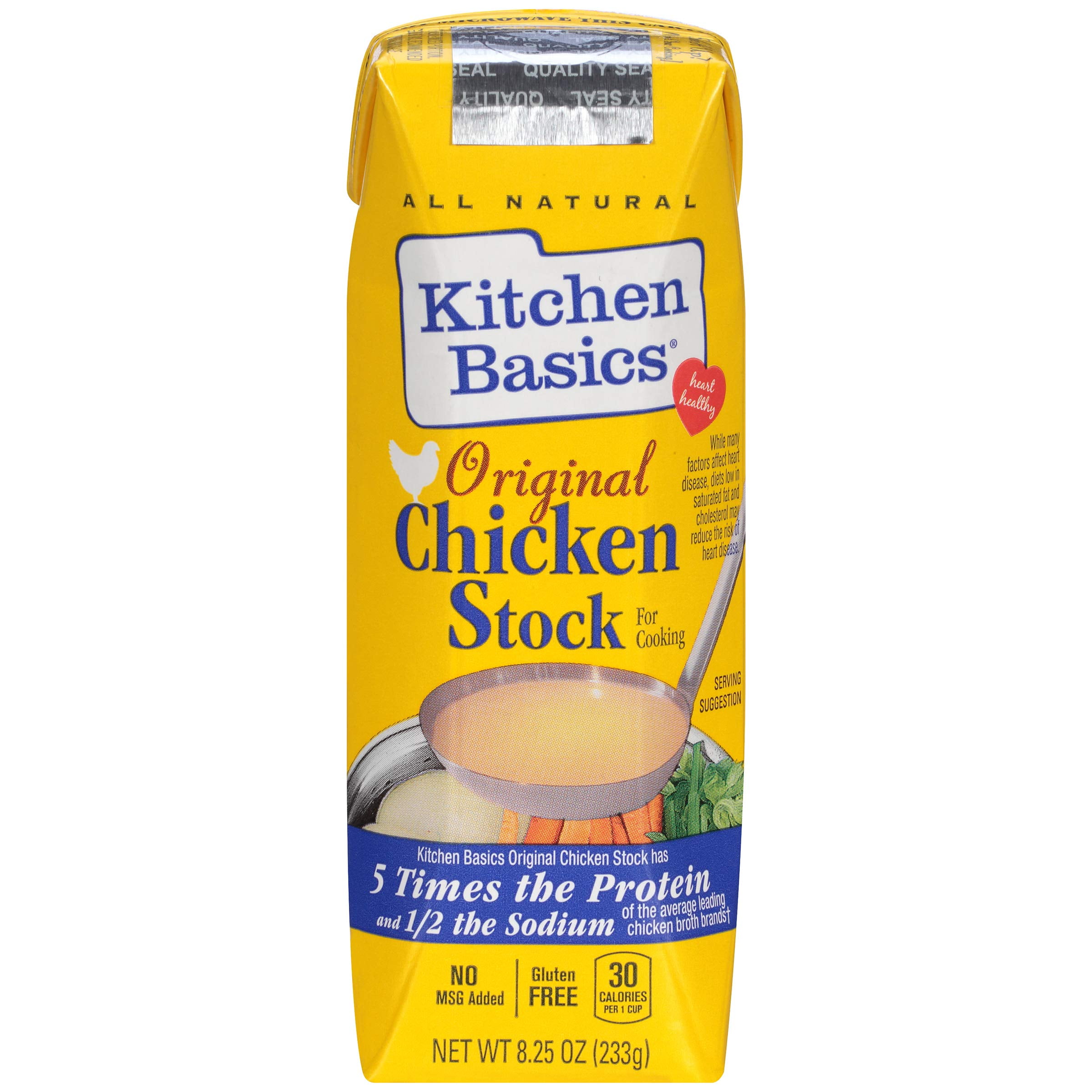 Kitchen Basics Chicken Stock, 8.25 OZ ( Pack of 12) - Walmart.com