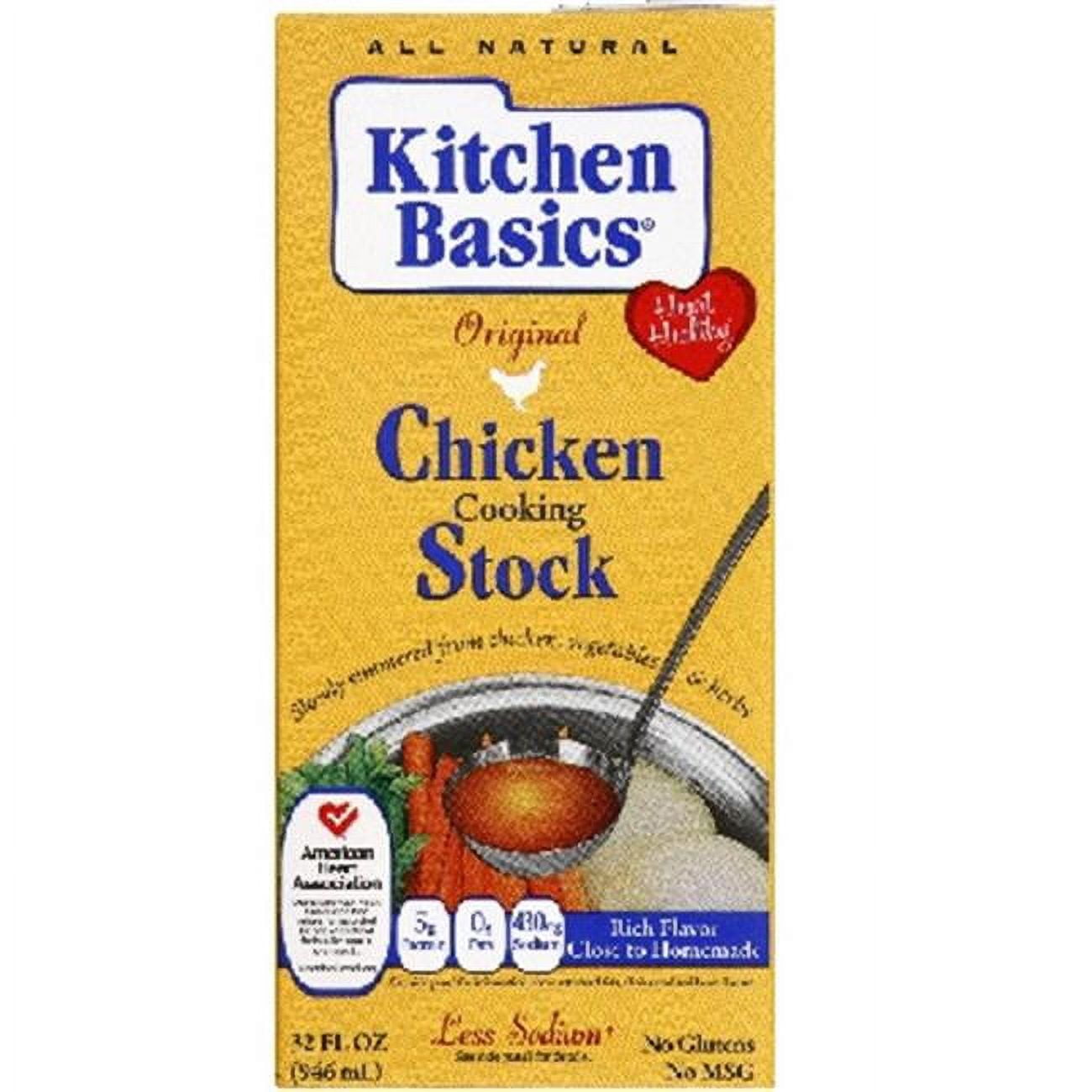 Kitchen Basics Kitchen Basics Chicken Stock - 12x32OZ - Walmart.com