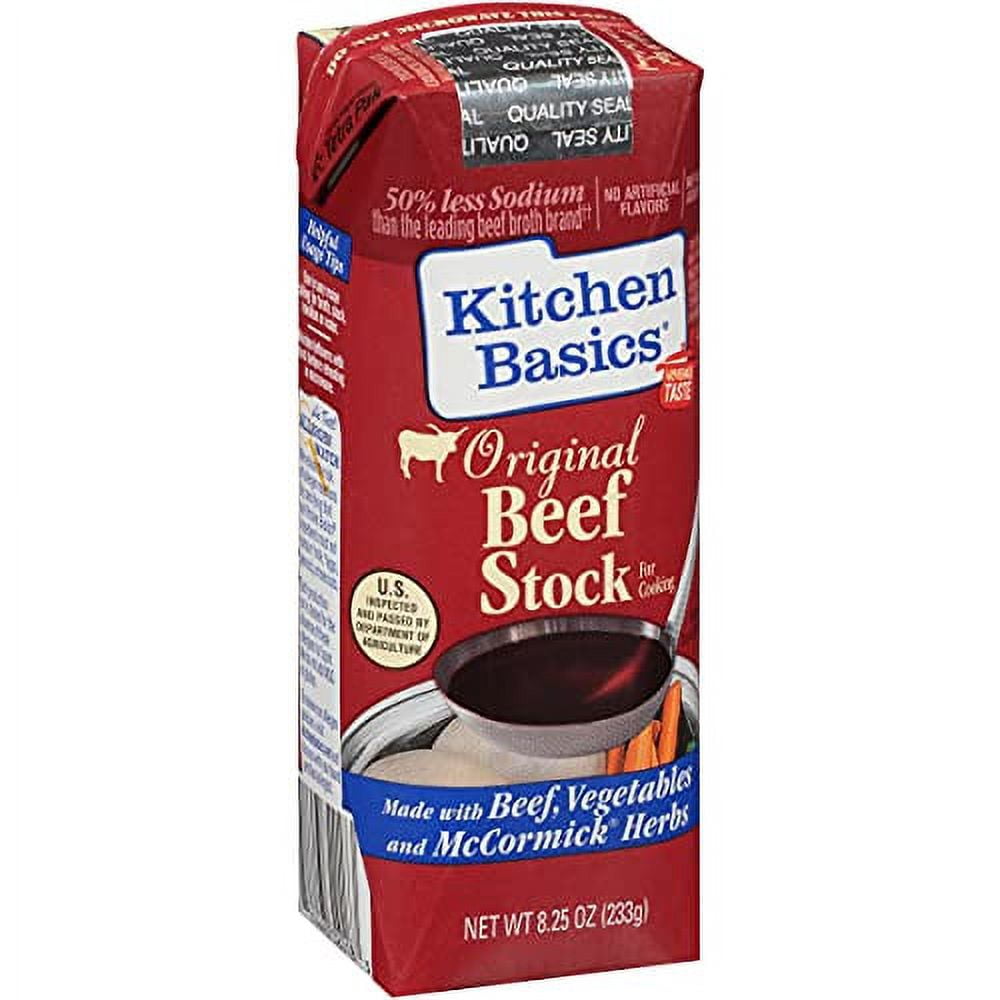 Kitchen Basics Original Beef Stock, 8.25 fl oz - Walmart.com