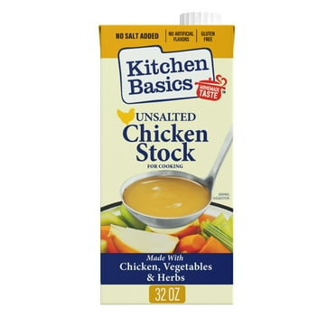 Kitchen Basics Natural GF Unsalted Vegetable Broth, 32 fl oz - Walmart.com