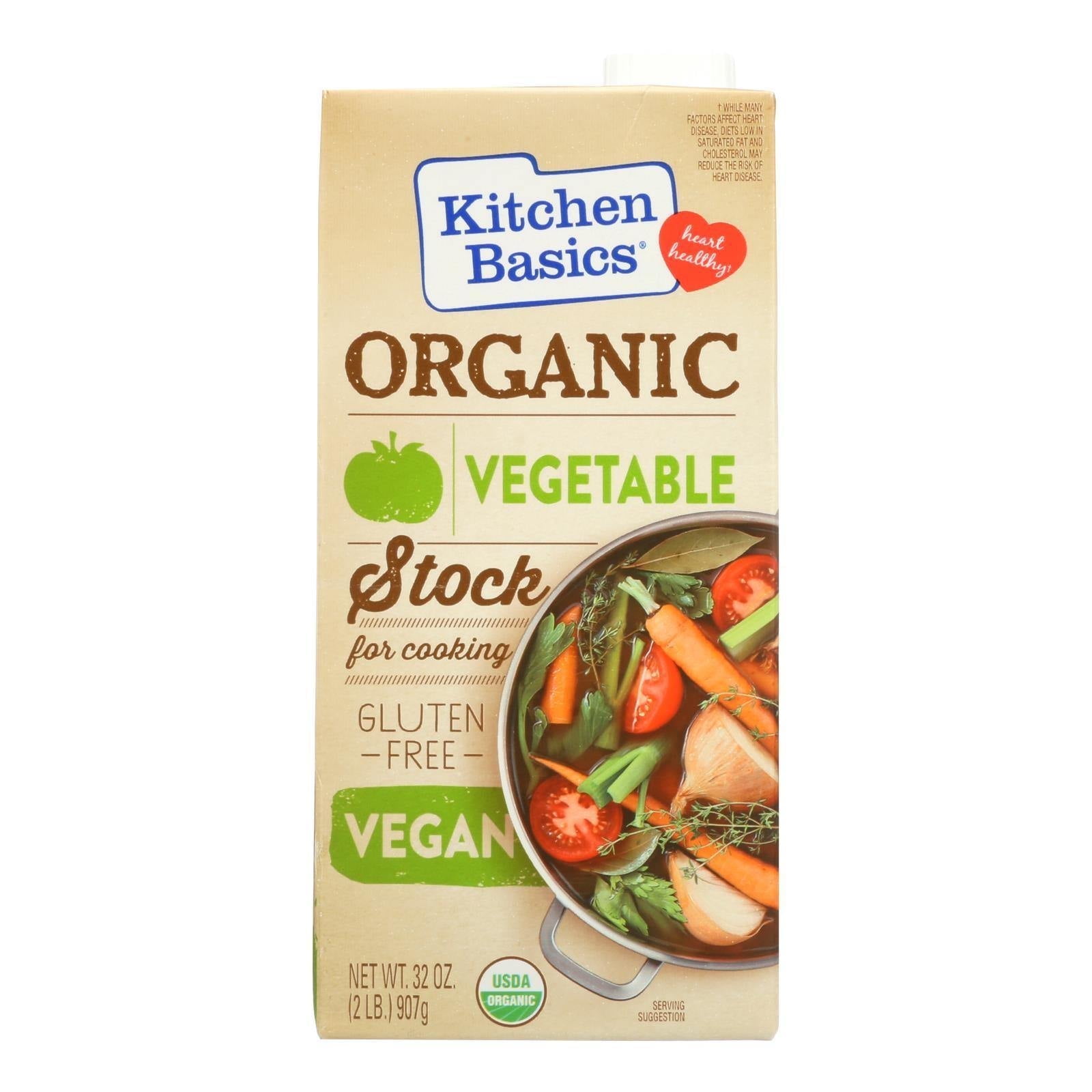 Kitchen Basics Vegetable Stock - Case of 12 - 32 oz. - Walmart.com