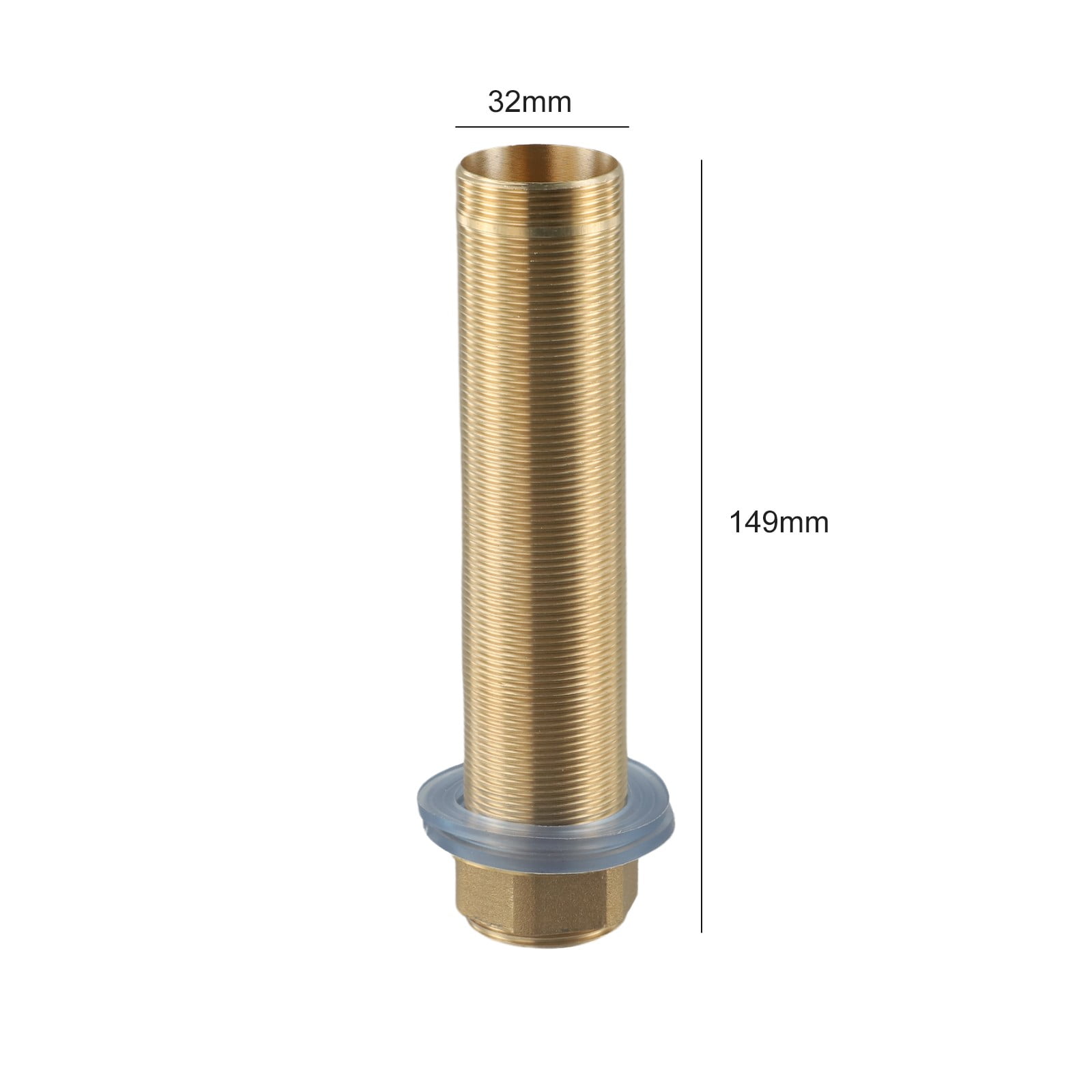 Kitchen Basin Mixer Tap Repair Fitting Kit Threaded Brass Tube Nut ...