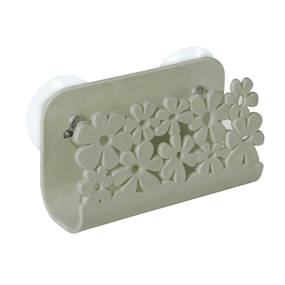 Kitchen Bathroom Drying Rack Toilet Sink Suction Sponges Holder Rack ...