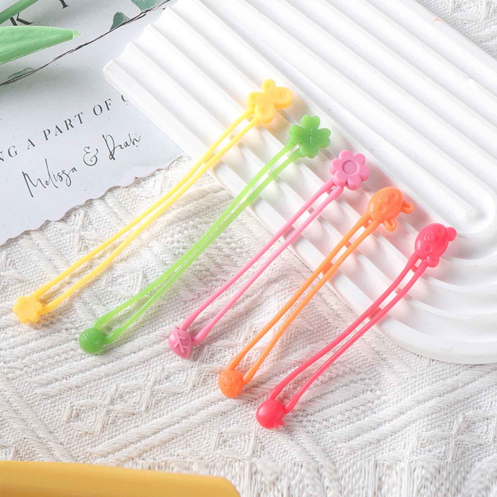 Kitchen Bento Box Bands 5 Pack | Silicone Elastic Rubber Bands for ...