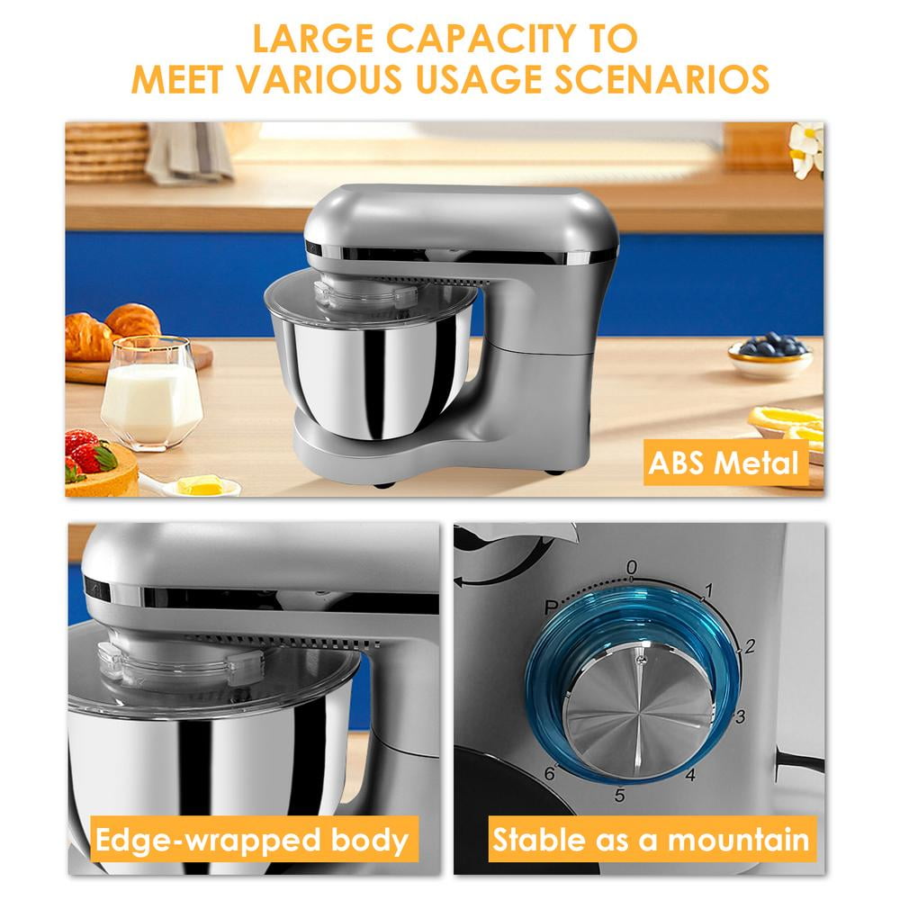 Kitchen in the Box Stand Mixer, 400-750W 4.5-6QT Kitchen Electric Mixer ...