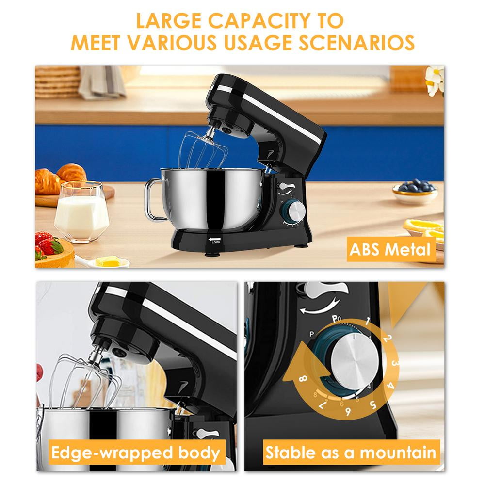 Kitchen in the Box Stand Mixer, 400-750W 4.5-6QT Kitchen Electric Mixer ...