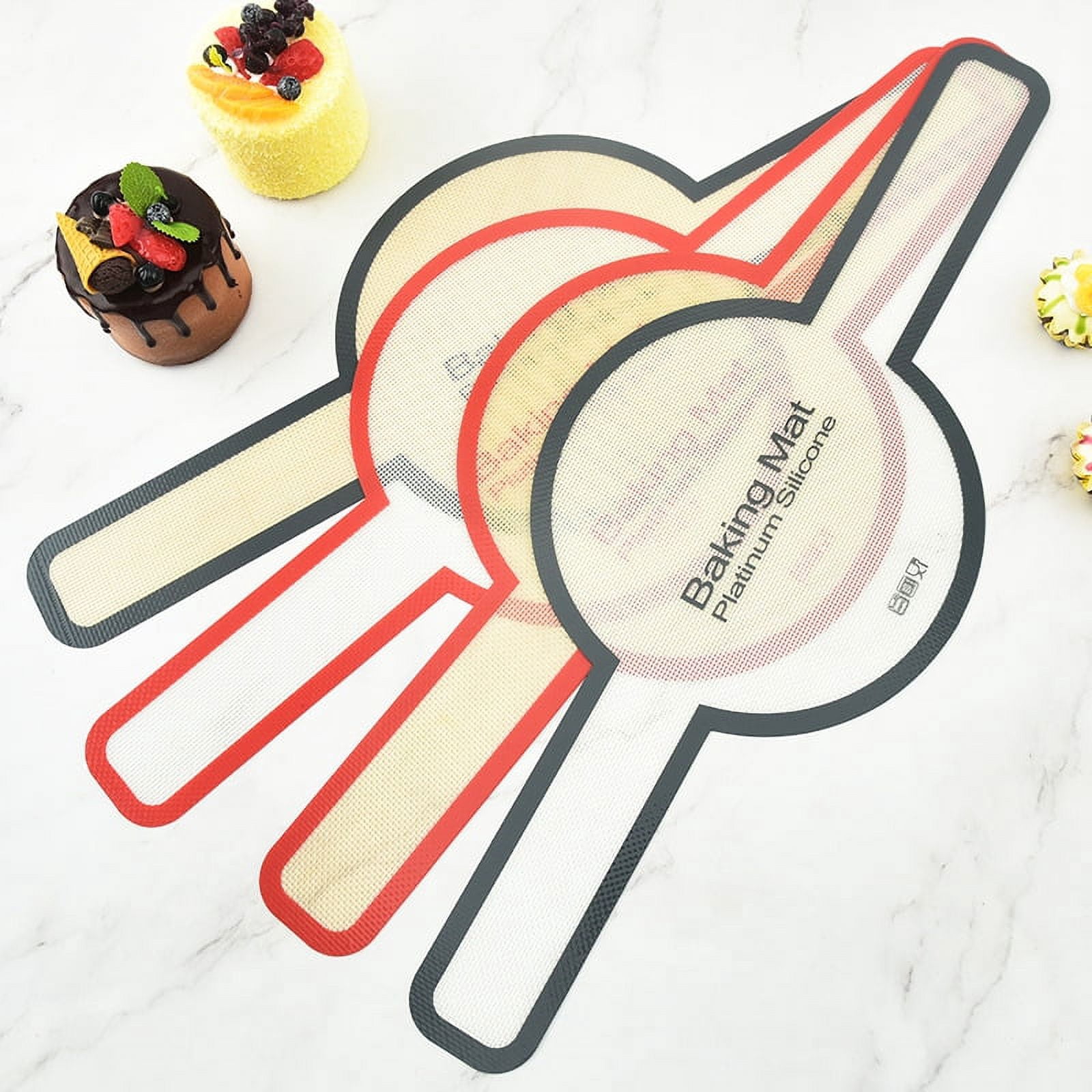 Kitchen Bread Baking Mat Silicone Baking Tools Dough Transfer Platinum ...