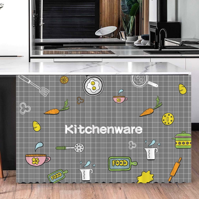 Kitchen Cabinet Cabinet Shielding Curtain Shoe Cabinet Door Cloth ...