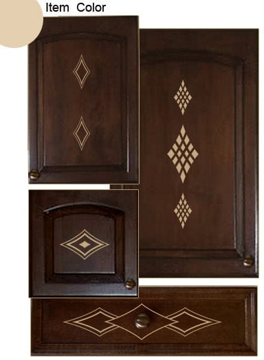 Kitchen Cabinet Decals Diamonds - Walmart.com