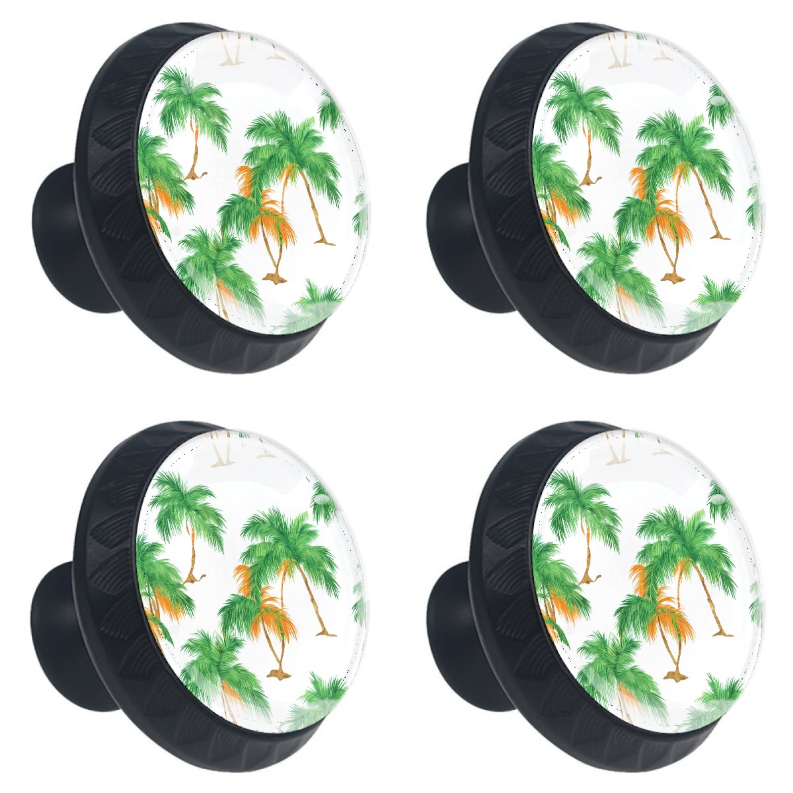 Kitchen Cabinet Drawer Pulls and Knobs,Summer Tropical Trees Furniture ...