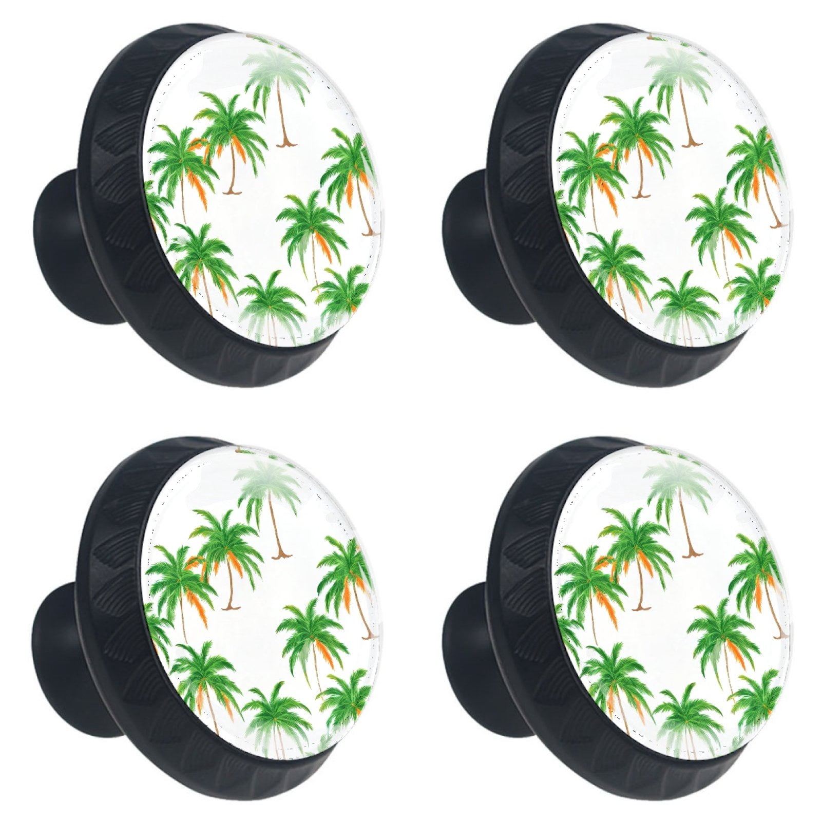 Kitchen Cabinet Drawer Pulls and Knobs,Tropical Palm Trees Furniture ...