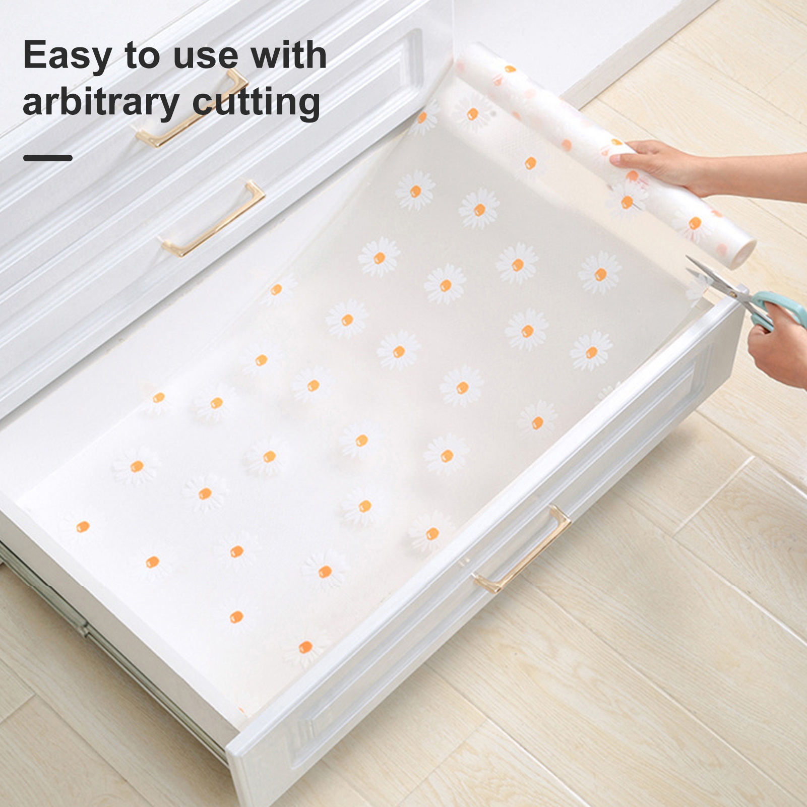 Kitchen Cabinet Liner Non-Slip Waterproof Shelf Liners for Cabinets ...