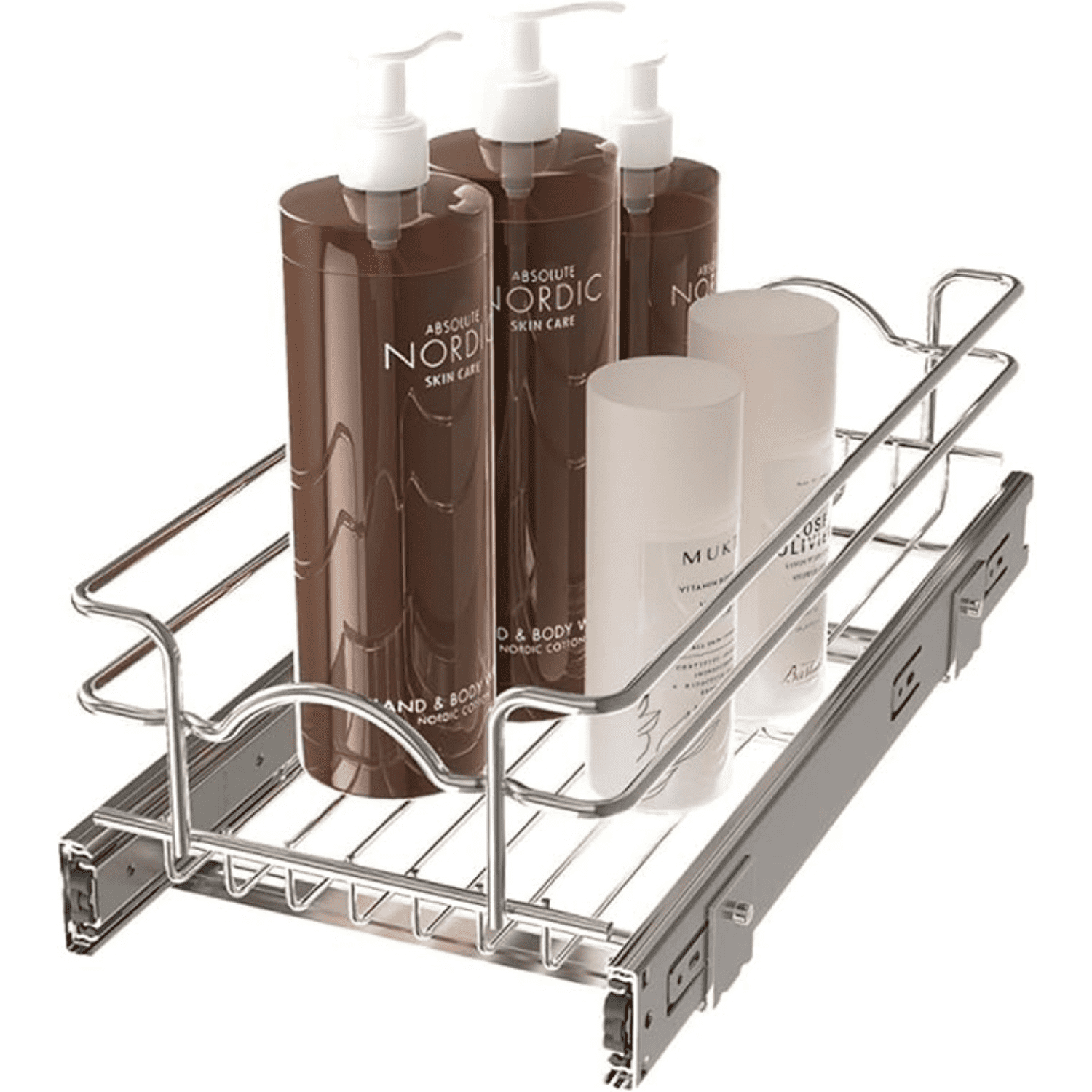 Kitchen Cabinet Pullout Shelf and Drawer Organizer Slide Out Pantry ...