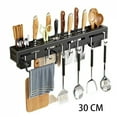 Kitchen Cabinet Stainless Steel Frame Wall Mounted Knife Holder Storage ...