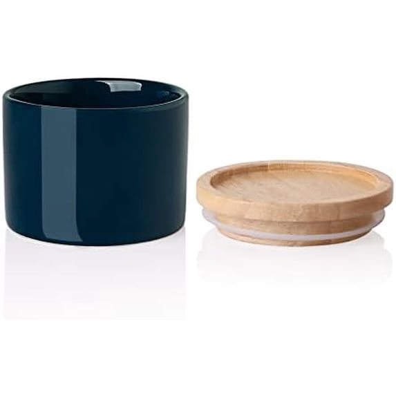 Kitchen Canisters Ceramic Food Storage Jar, Stackable Containers with ...