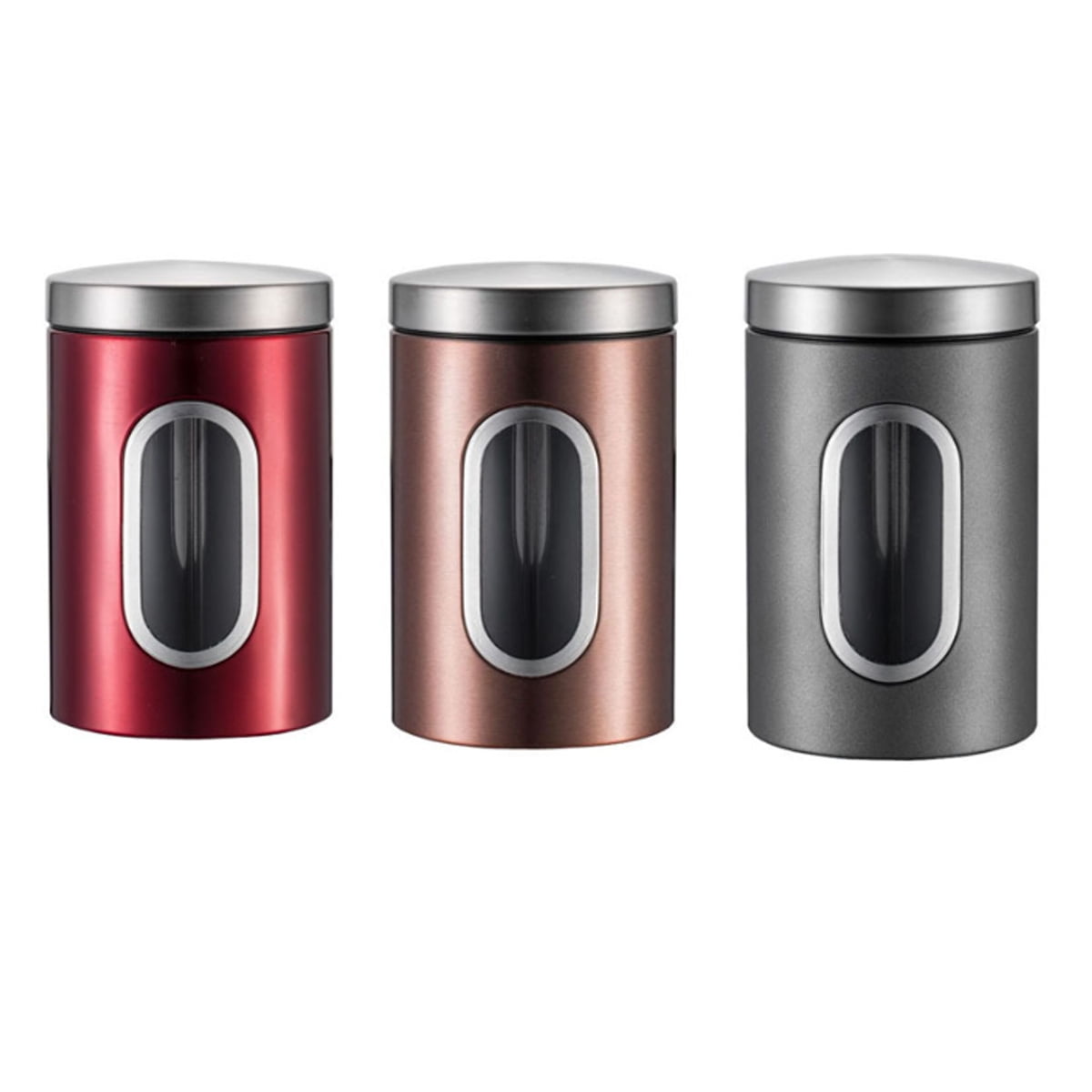 Kitchen Canisters - Modern Airtight Flour and Sugar Containers, Set of ...