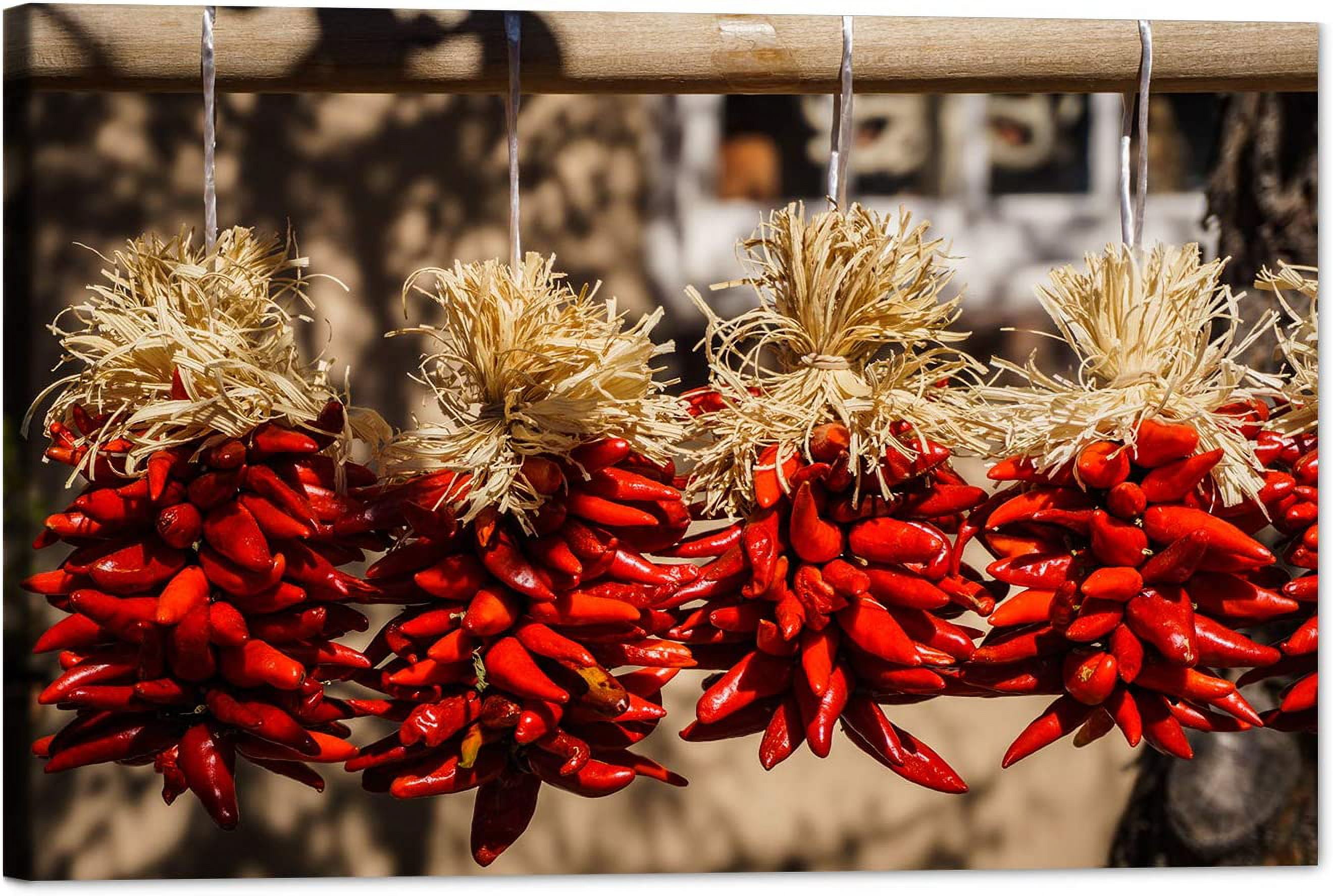 Kitchen Canvas Wall Art Dry Red Pepper Picture Dining Room Canvas ...