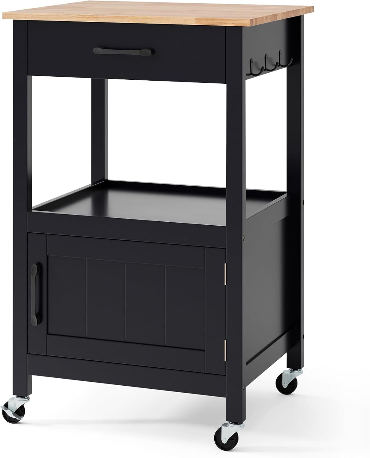 Kitchen Cart on Wheels with Storage, Rolling Kitchen Island with Drawer ...