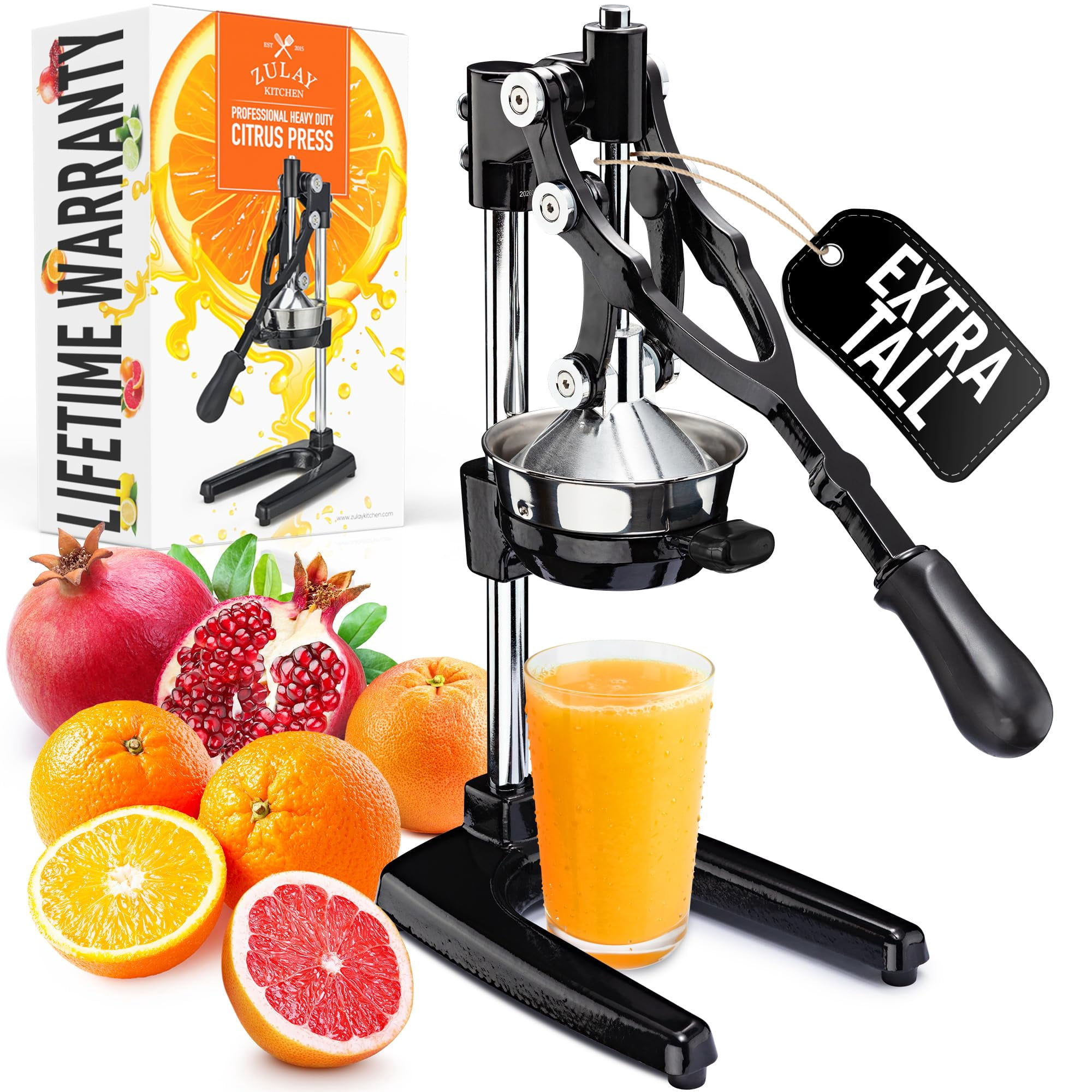 Kitchen Cast Iron Juicer – Heavy-duty manual juicer with removable ...
