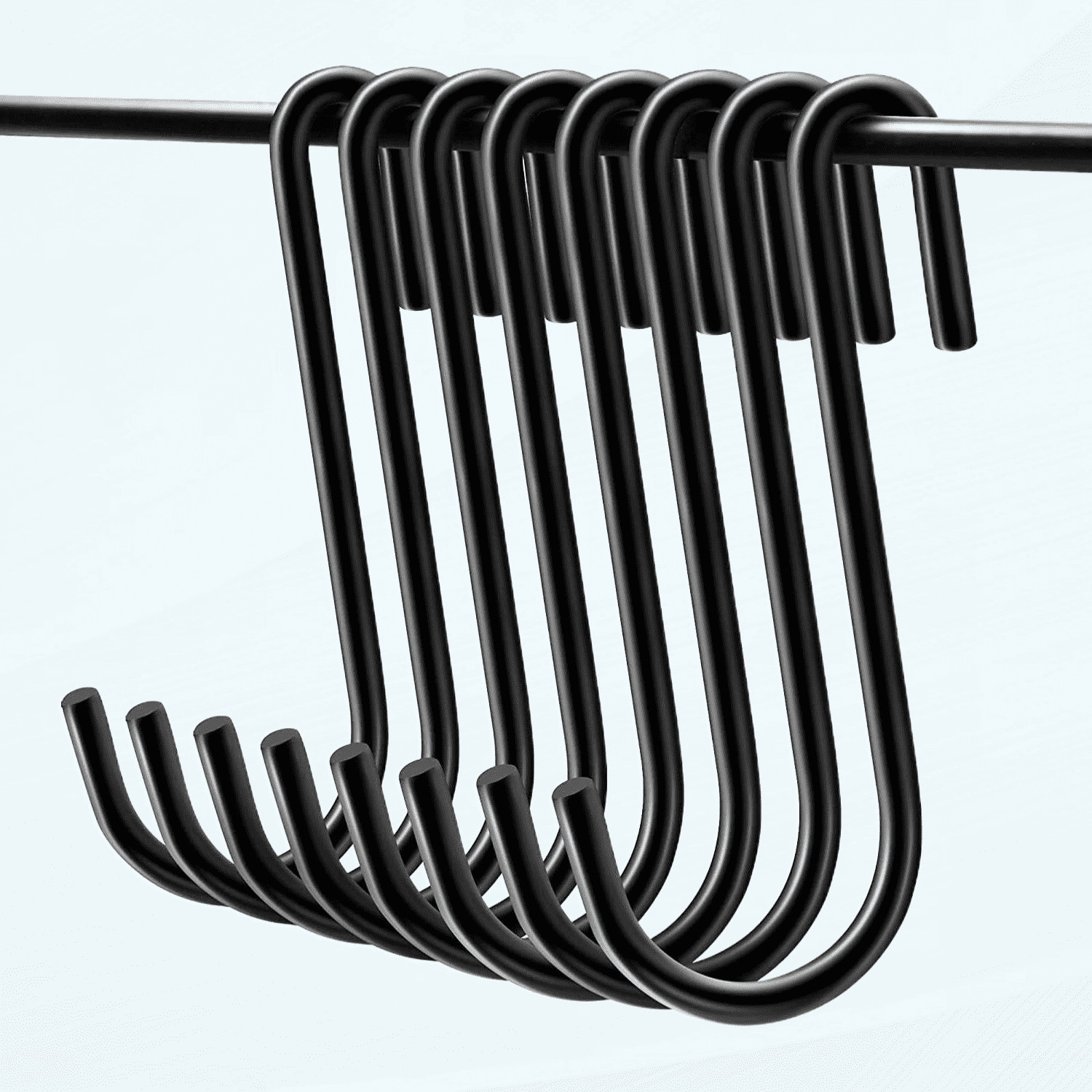 Kitchen Ceiling Pot Rack, Wall-Mounted Pan Hanger with Chains and Hooks ...