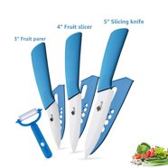 6 Pcs Chef's Knives Set Stainless Steel Cleaver Scissors Peeler Kitchen ...