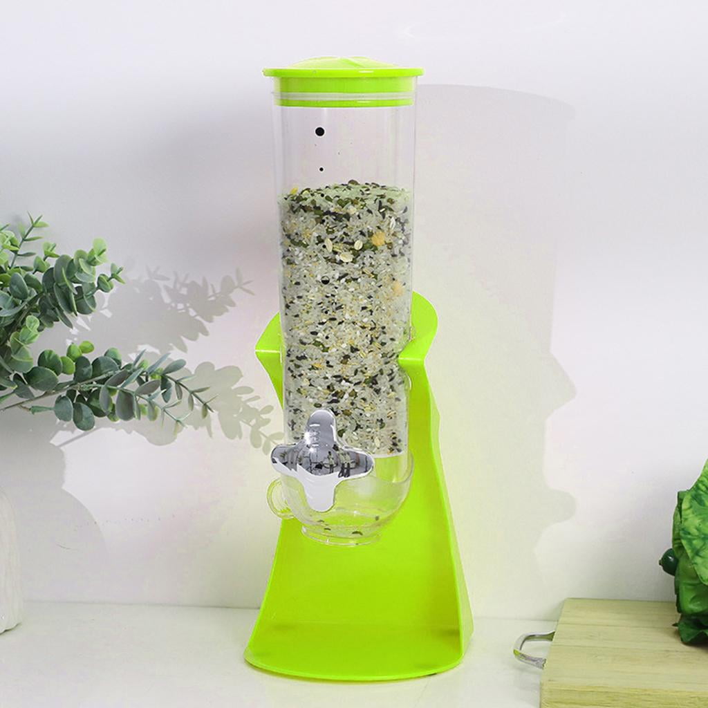 Kitchen Cereal Dispenser Space Saving Food Dispenser Grain Storage Box ...