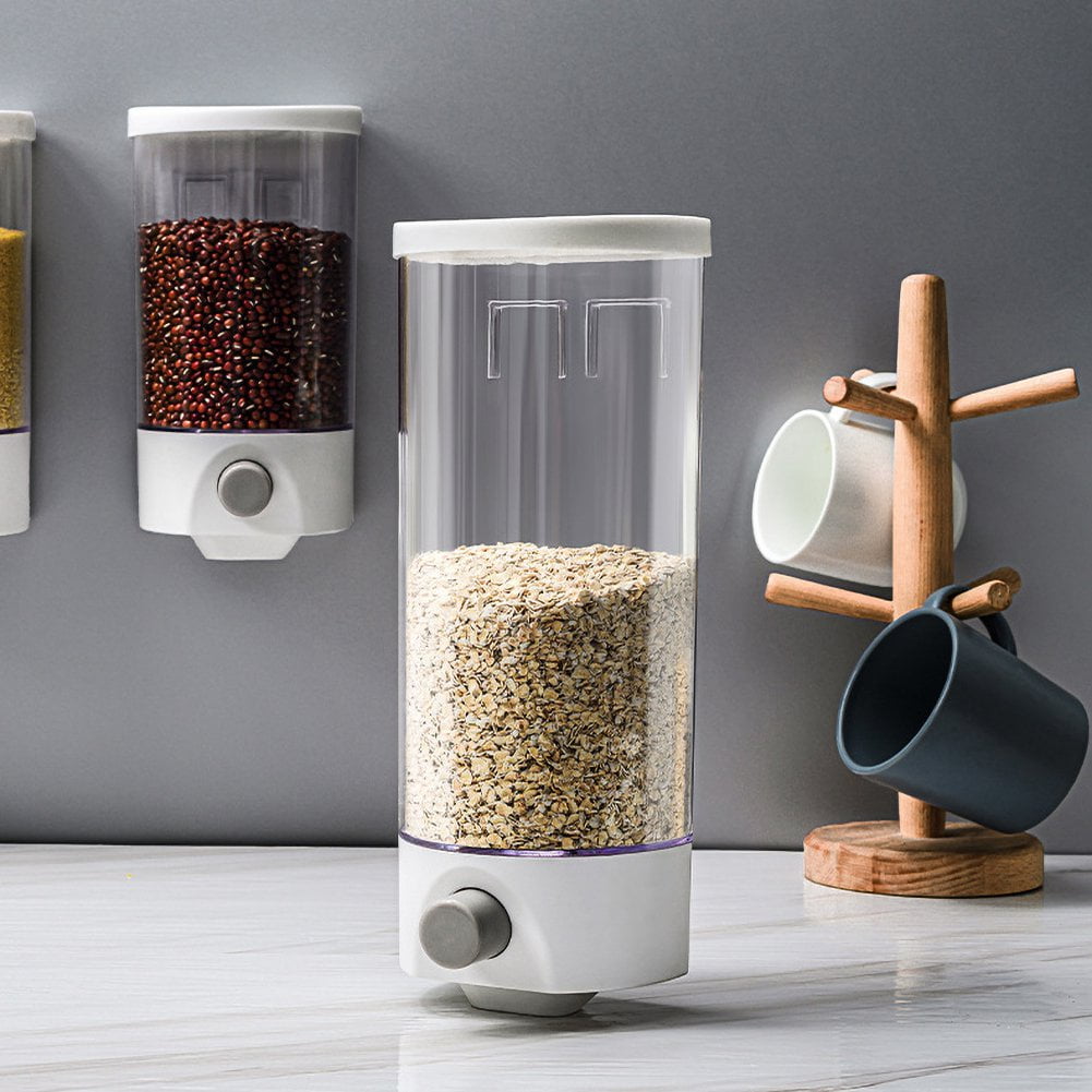 Kitchen Cereal Storage Box With Wall Mounted Design Keeping Your Food ...
