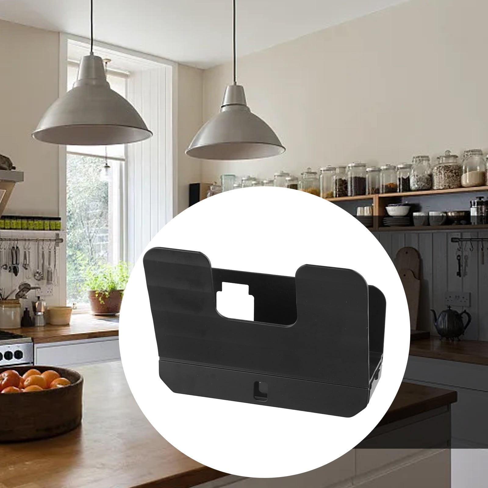 Kitchen Chopping Board Rack Hooks Hanger Pot Lid Rack Hooks Pan Lid ...