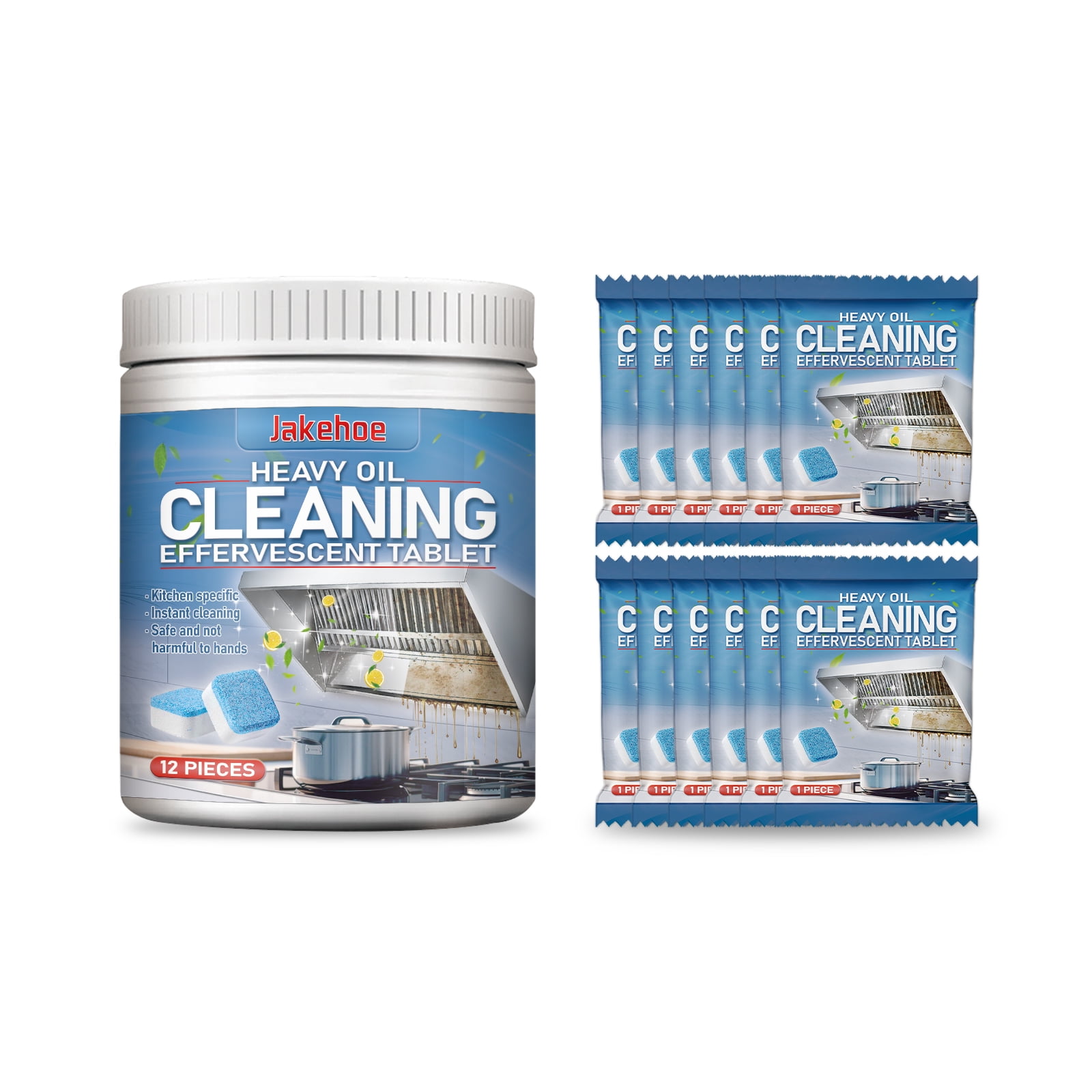 Kitchen Cleaning Effervescent Tablets (Bucket) Kitchen Grease Cleaning ...