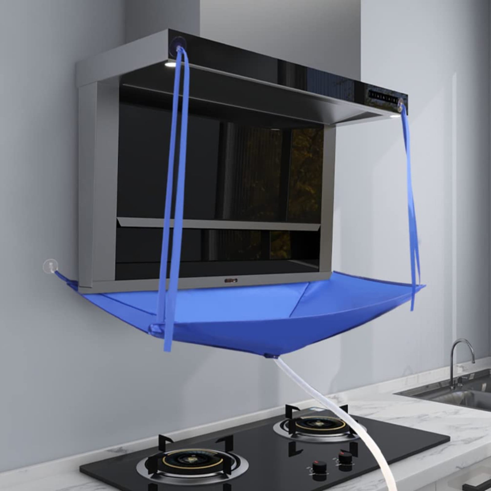 Kitchen Cleaning Set Range Hood Cover Universal Range Hood Cleaning Cover Cleaning Cleaning ...