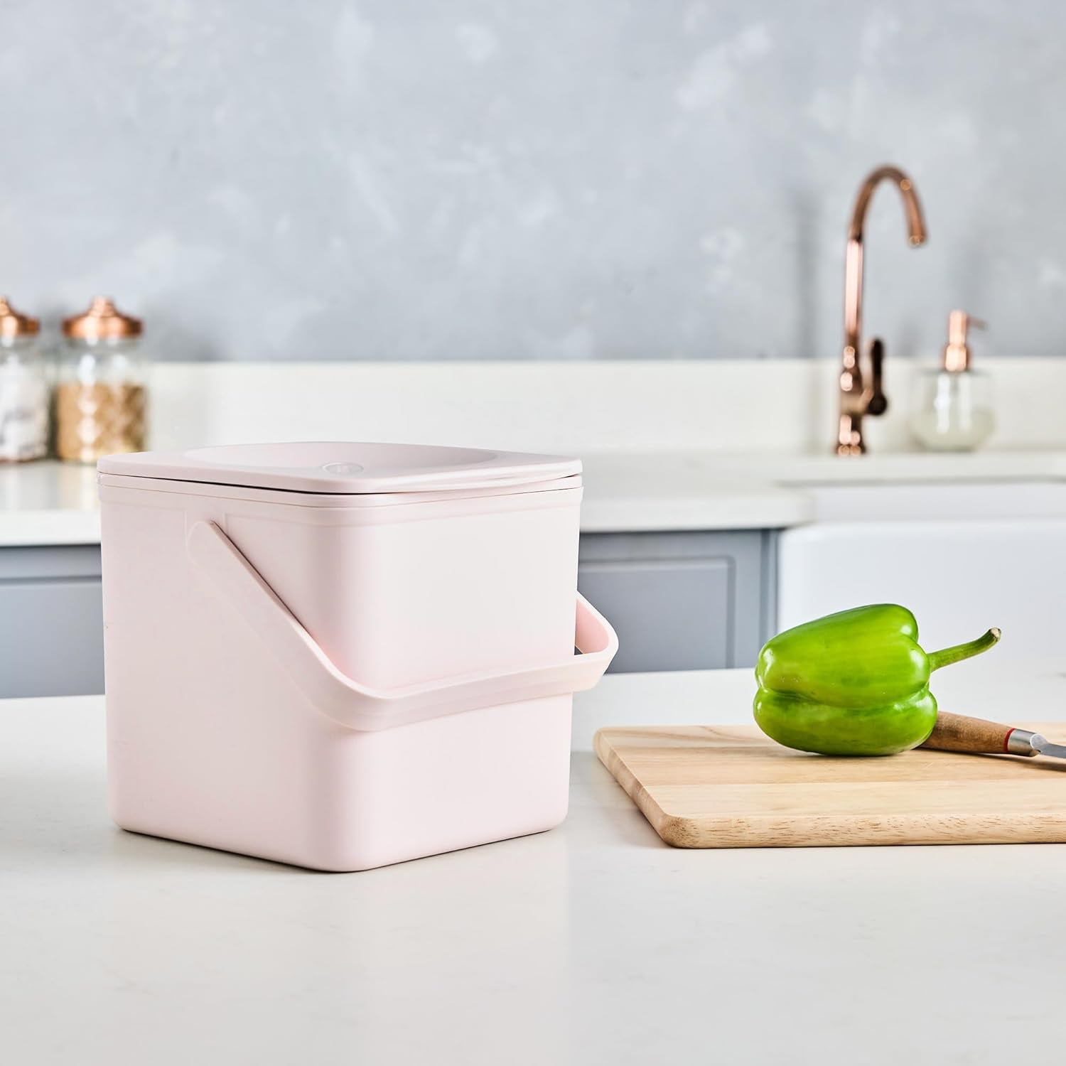 Kitchen Compost Bin - Countertop with Easy Wipe Clean Interior - the UK ...