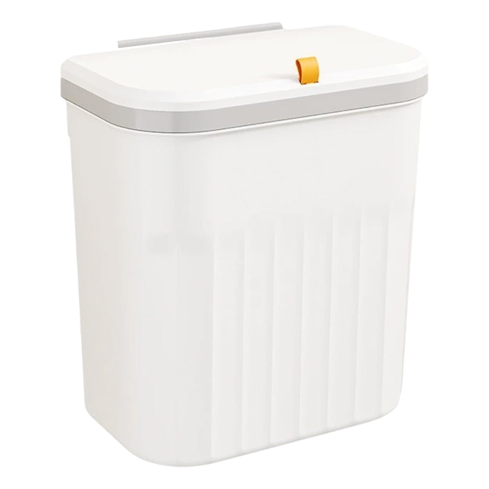 Kitchen Compost Bin Hanging Trash Can with Lid, 2.1 Gallon Stainless ...