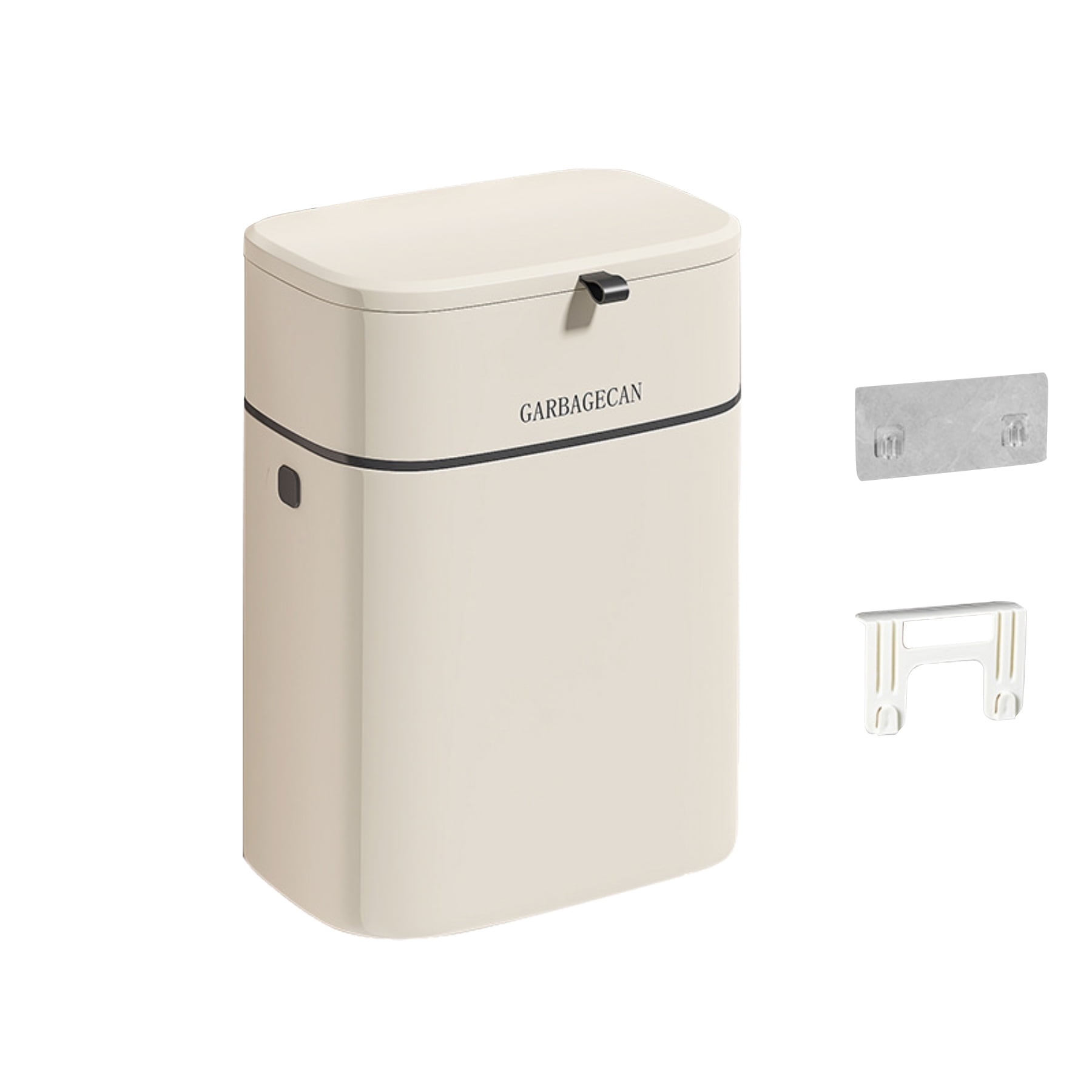 Kitchen Compost Bin with Lid 9L Waste Bin Wall Mounted Hanging Garbage ...